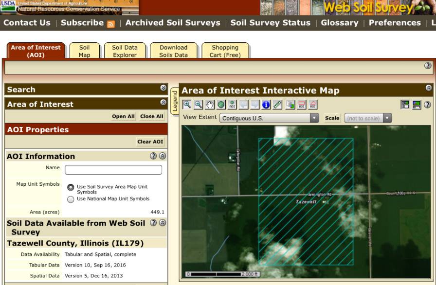 Significant Updates Made to SoilWeb, Web Soil Survey Programs | PrecisionAg